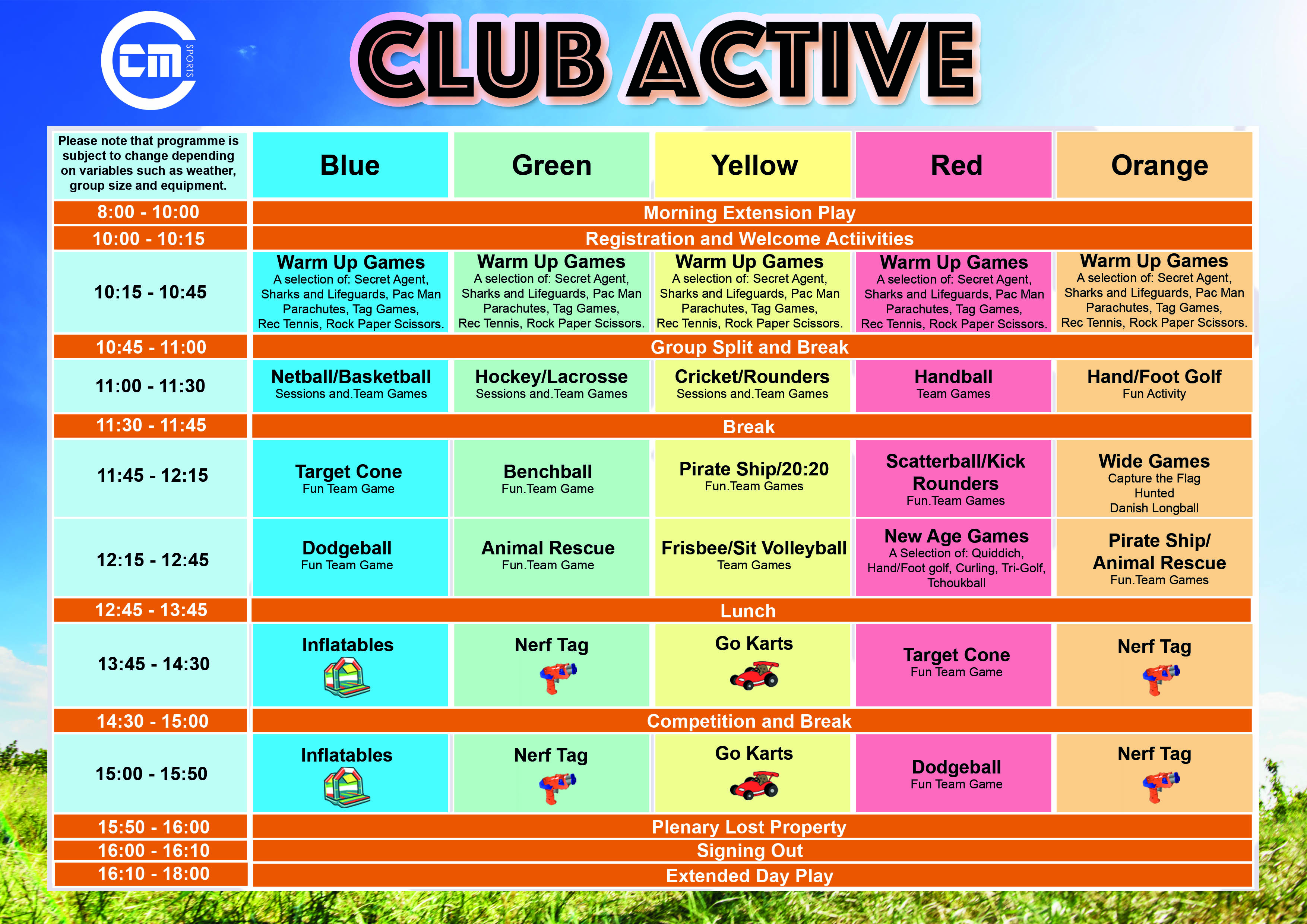 Club Active | CM Sports